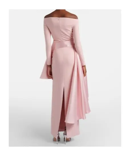 Solace Kiana Draped Off-shoulder Maxi Dress