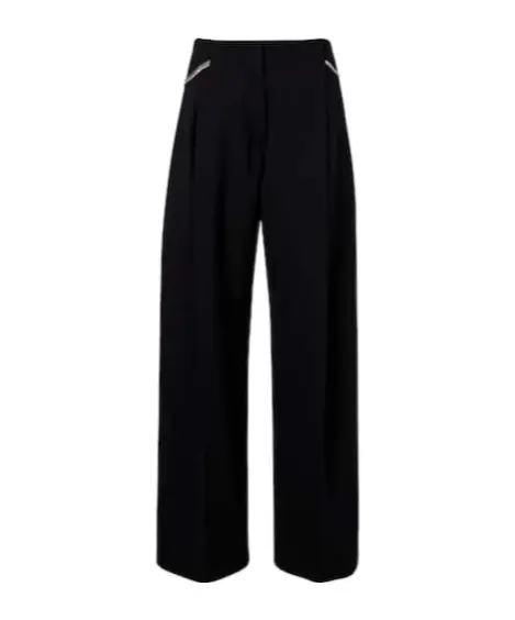 Sportmax Pleated Low-rise Wide-leg Pants