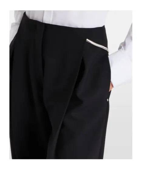 Sportmax Pleated Low-rise Wide-leg Pants