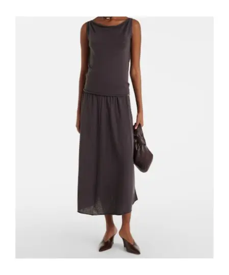 Extreme Cashmere Wool And Cashmere Midi Skirt
