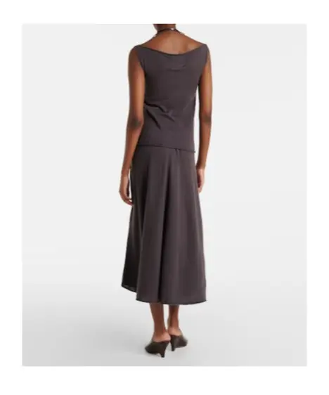 Extreme Cashmere Wool And Cashmere Midi Skirt