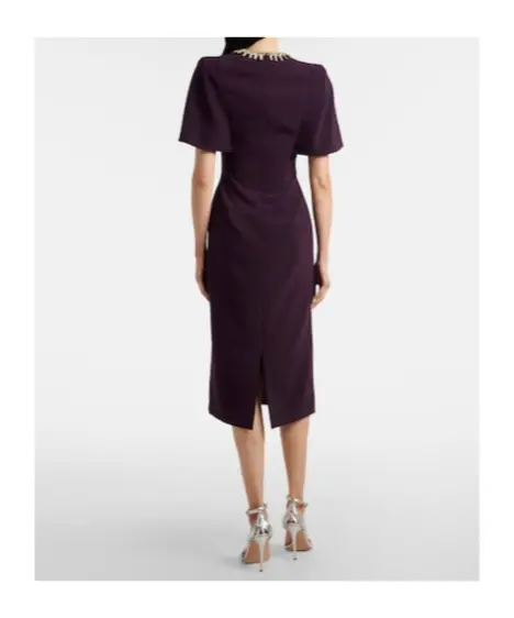 Jenny Packham Thalia Crystal-embellished Midi Dress