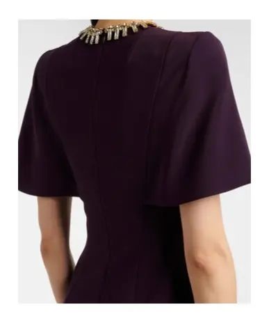 Jenny Packham Thalia Crystal-embellished Midi Dress