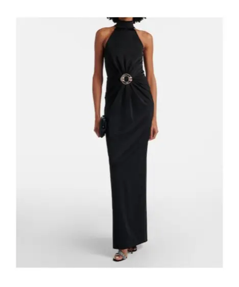 Rebecca Vallance Nala Embellished Halterneck Gown