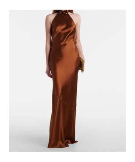 Rebecca Vallance Phoenix Embellished Silk Satin Gown