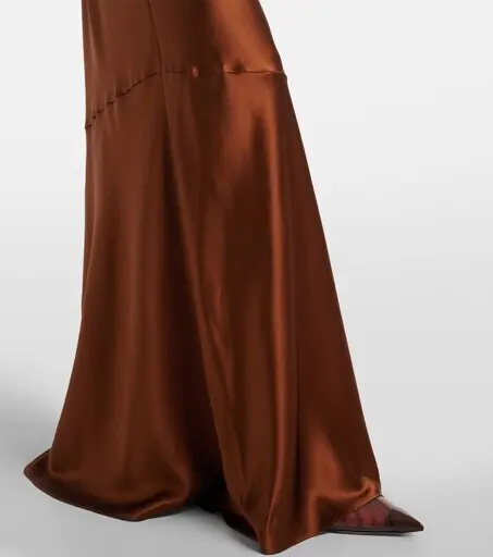 Rebecca Vallance Phoenix Embellished Silk Satin Gown