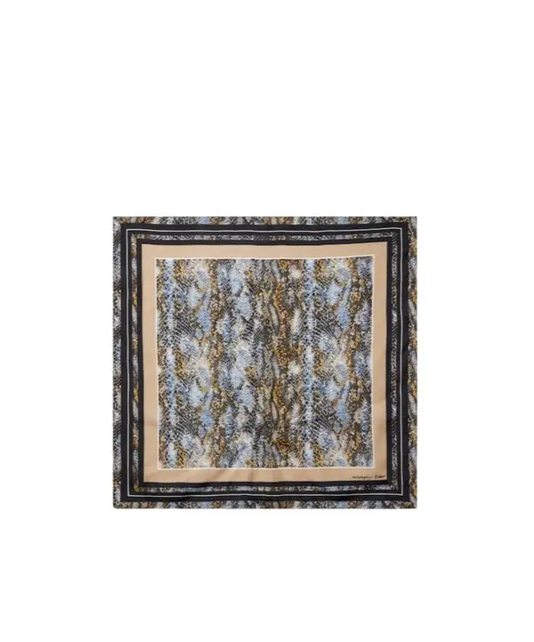 Christopher Esber Snake-print Silk Scarf