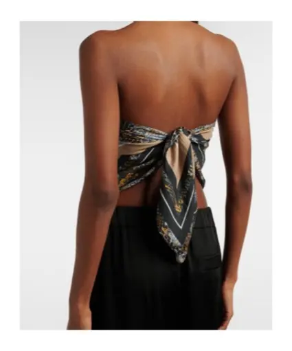 Christopher Esber Snake-print Silk Scarf