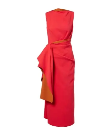 ROKSANDA Calatrava Crêpe Midi Dress