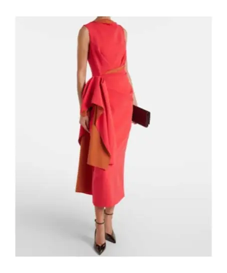 ROKSANDA Calatrava Crêpe Midi Dress