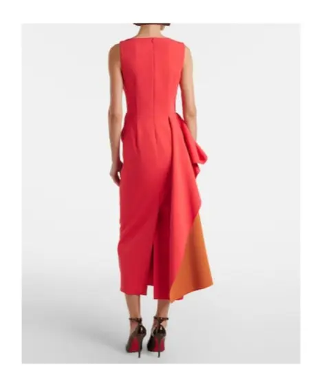 ROKSANDA Calatrava Crêpe Midi Dress