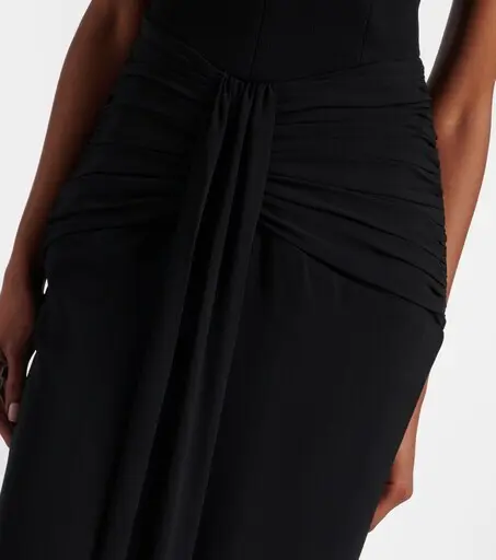 Rebecca Vallance Astros Embellished Draped Gown