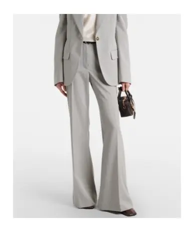 Stella McCartney Striped Wool Bootcut Pants