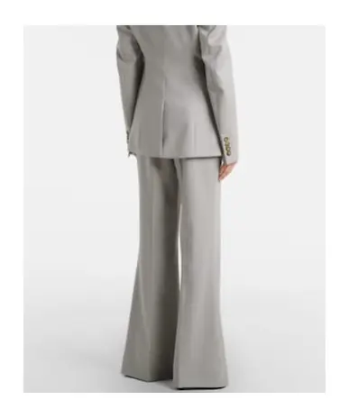 Stella McCartney Striped Wool Bootcut Pants
