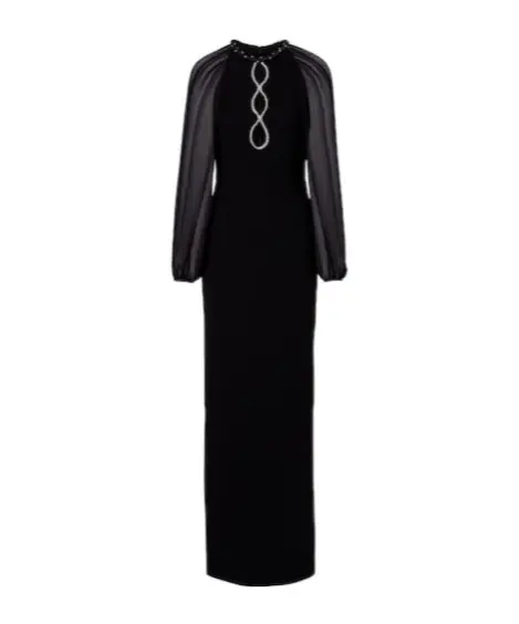 Rebecca Vallance Livia Embellished Gown - Black