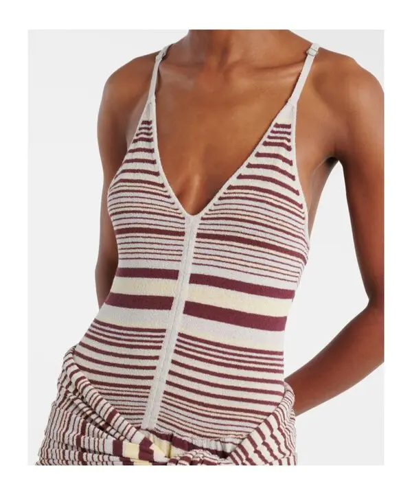 AYA MUSE Aella Knitted Striped Maxi Dress