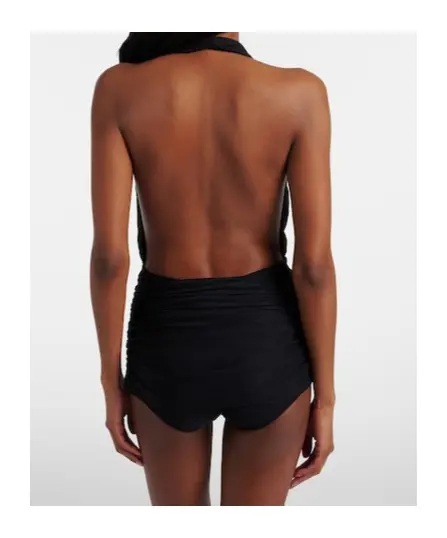 ADRIANA DEGREAS Draped Halterneck Swimsuit