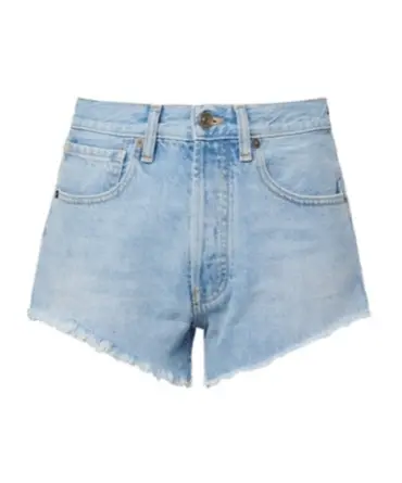 Alanui Denim Shorts With Belt Loops