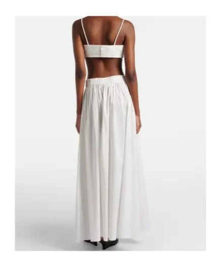 ADRIANA DEGREAS Cotton Maxi Skirt