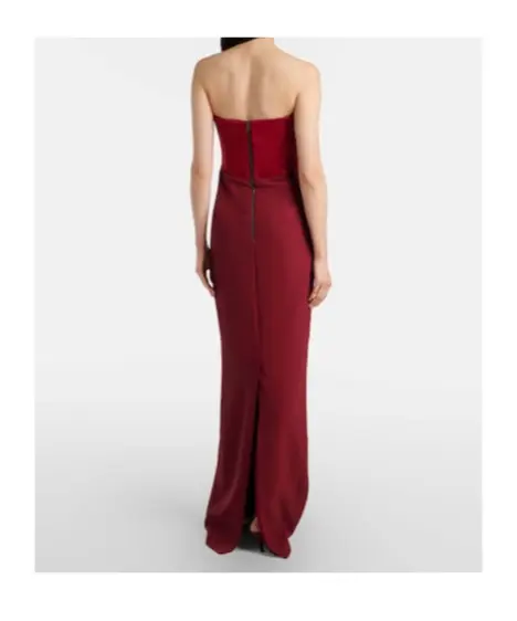 SAFIYAA LONDON Drew Crêpe Corset Gown