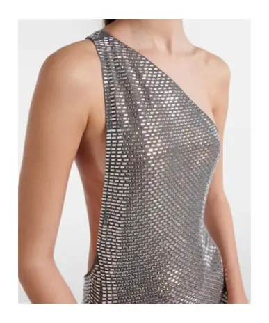 SELF-PORTRAIT Embellished One-shoulder Gown