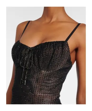 AREA Crystal-embellished Gown