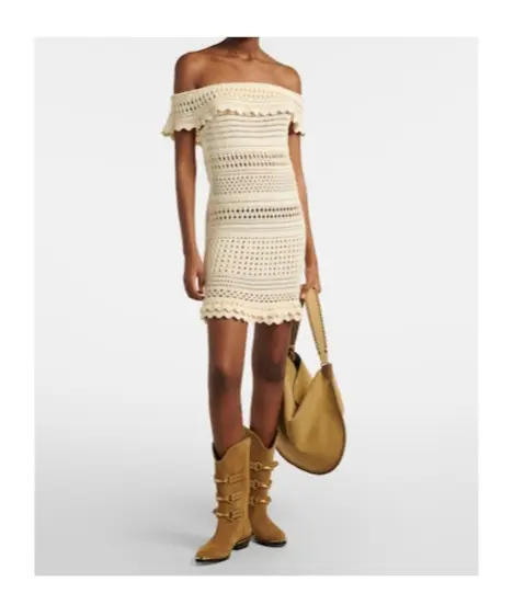 Isabel Marant Étoile Zoa Crochet Cotton-blend Minidress