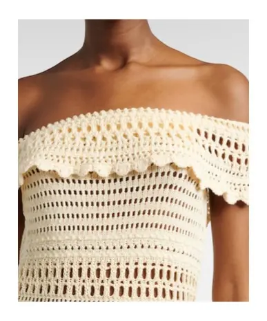 Isabel Marant Étoile Zoa Crochet Cotton-blend Minidress