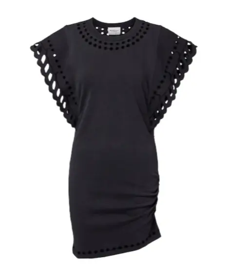 Isabel Marant Étoile Orlane Embroidered Cotton Minidress