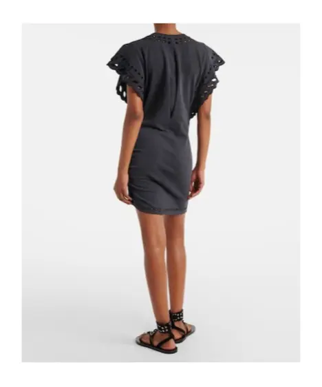 Isabel Marant Étoile Orlane Embroidered Cotton Minidress