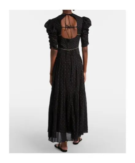 Isabel Marant Étoile Sichene Polka-dot Cotton Maxi Dress