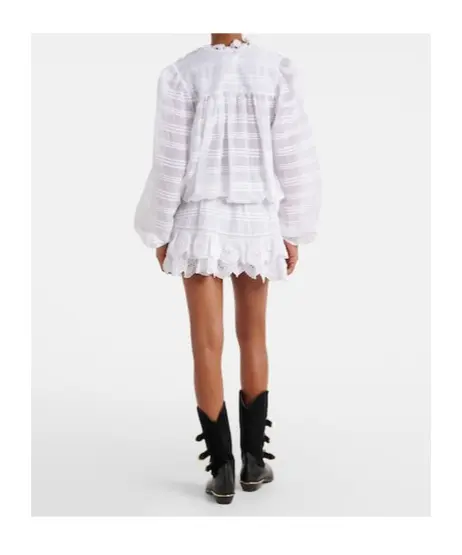 Isabel Marant Étoile Preya Embroidered Cotton Minidress