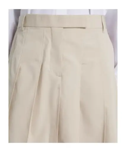Thom Browne Pleated Cotton Twill Miniskirt
