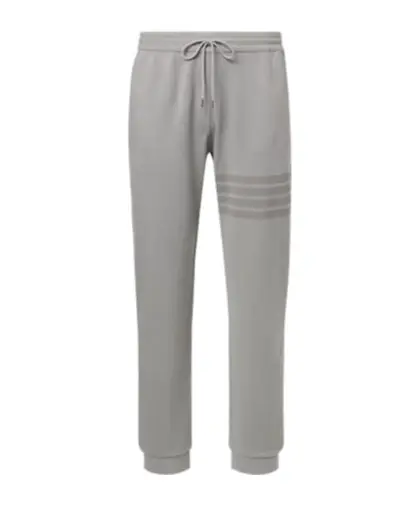 Thom Browne 4-bar Cotton Sweatpants - Gray