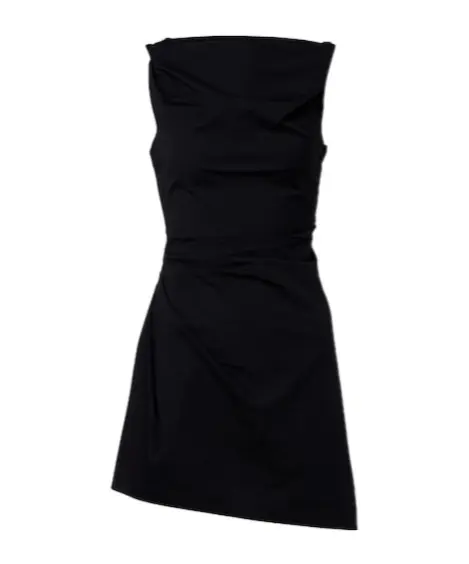 Staud Callie Asymmetric Cotton Minidress