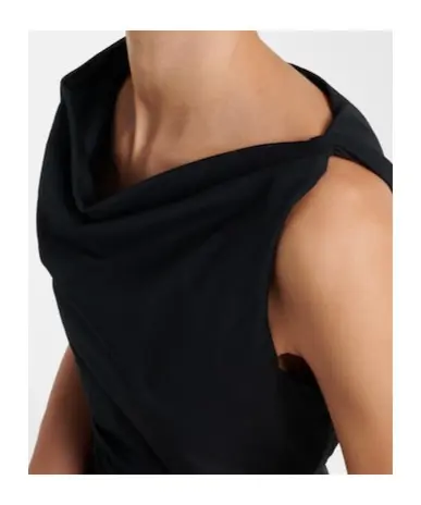 Staud Callie Asymmetric Cotton Minidress
