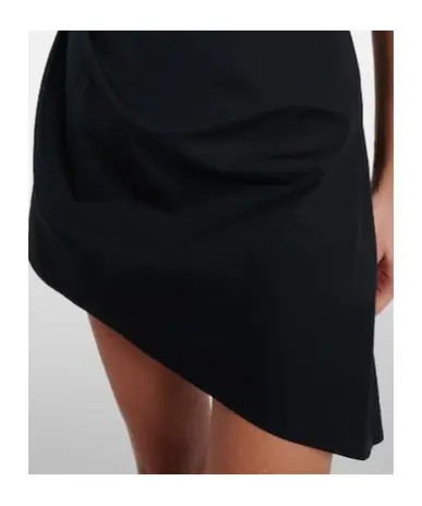 Staud Callie Asymmetric Cotton Minidress