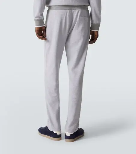 Brioni Cotton-blend Jersey Sweatpants