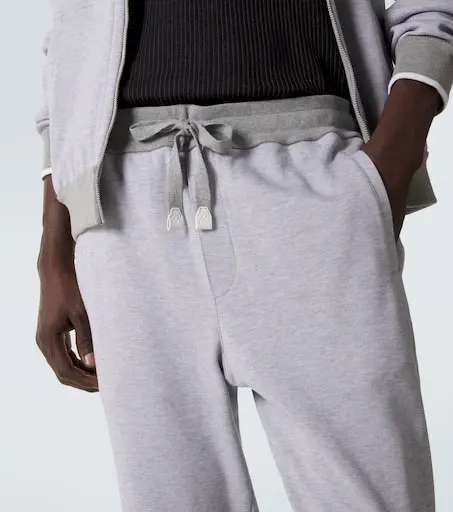 Brioni Cotton-blend Jersey Sweatpants
