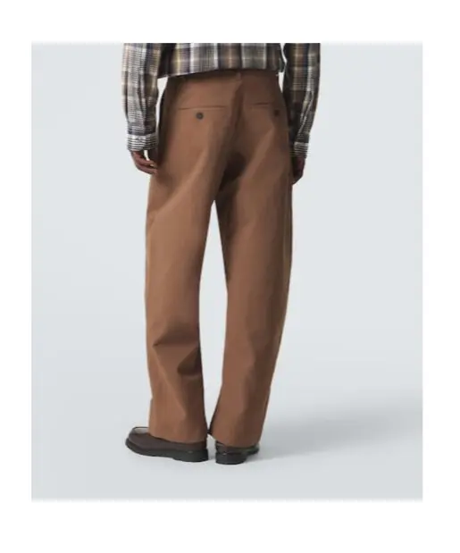 Studio Nicholson Bosworth Cotton Twill Wide-leg Pants