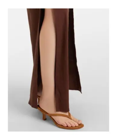 Staud Costa Linen-blend Maxi Dress