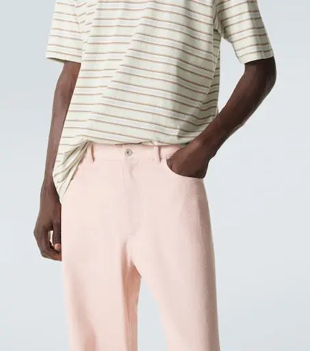 Auralee Silk Wide-leg Jeans