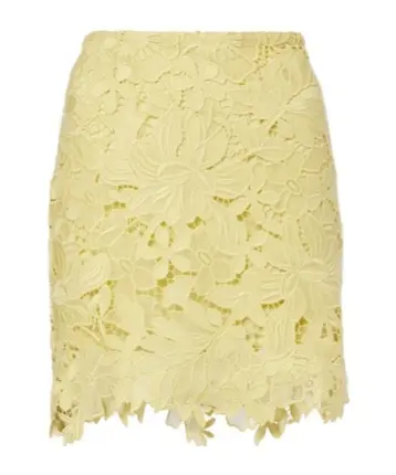 Sportmax Bora Floral Lace Miniskirt