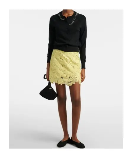 Sportmax Bora Floral Lace Miniskirt