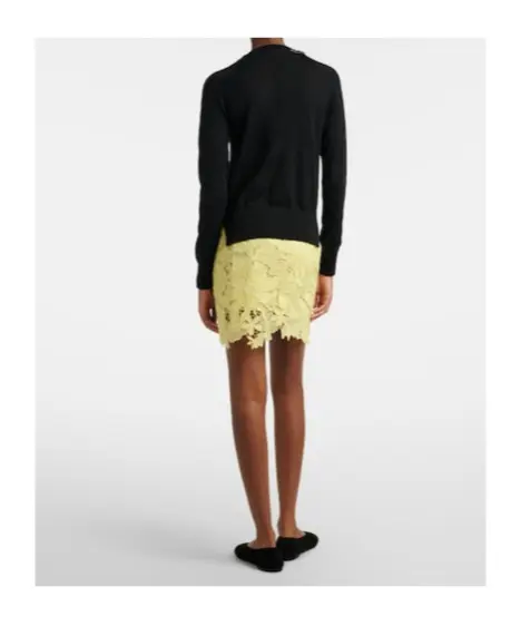 Sportmax Bora Floral Lace Miniskirt