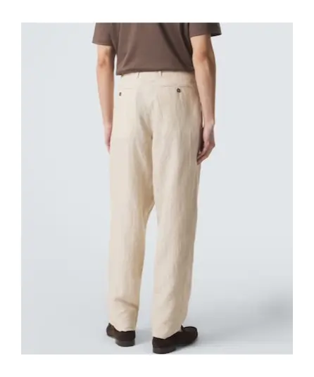 Giorgio Armani Pinstripe Linen Wide-leg Pants