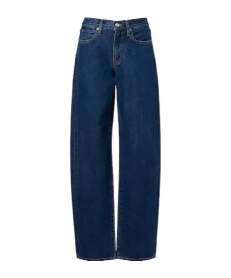 SLVRLAKE Tess Long Low-rise Barrel-leg Jeans - Blue