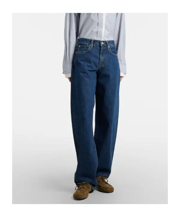 SLVRLAKE Tess Low-rise Barrel-leg Jeans