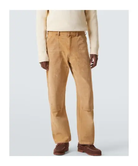 Polo Ralph Lauren Distressed Cotton Canvas Straight Pants