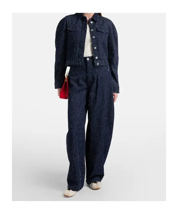 Jacquemus Embroidered Denim Jacket